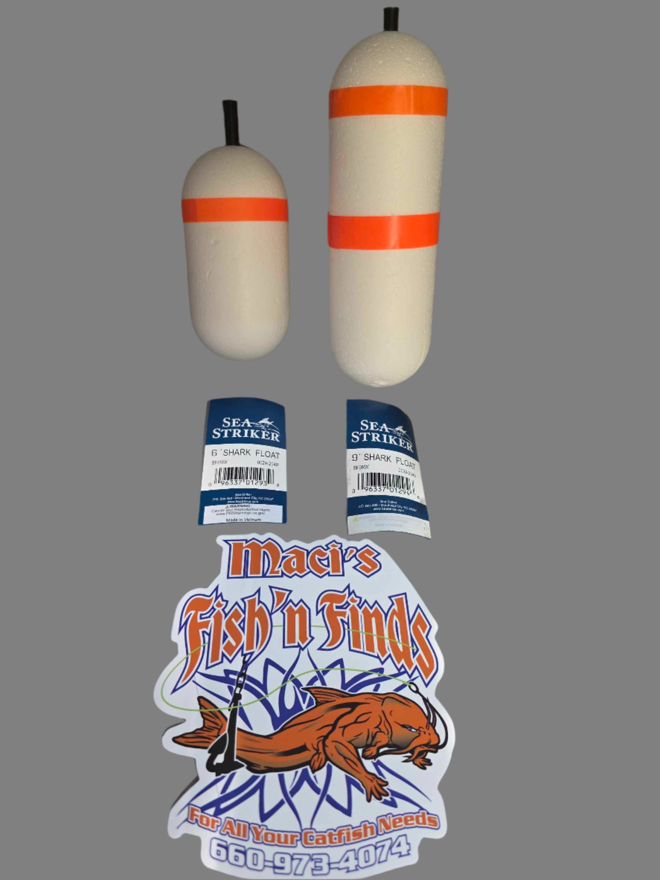 Comal Shark Float 6" or 9" – Maci's Fish 'n Finds